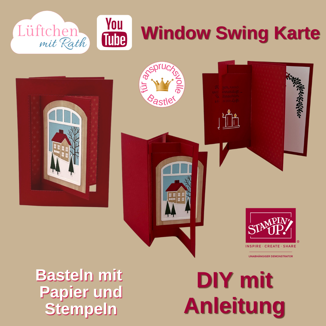Window Swing Karte-Stampin Up - Lüftchen